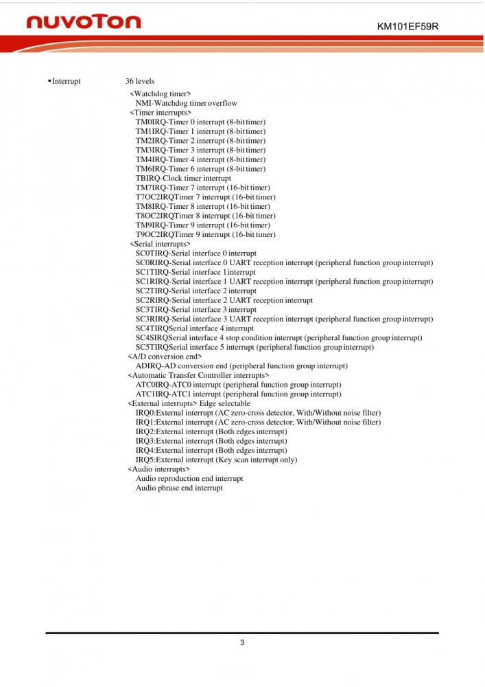 KM101EF59R datasheet page 4