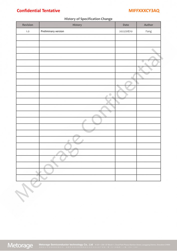 MIFF128CY3AQ datasheet page 2