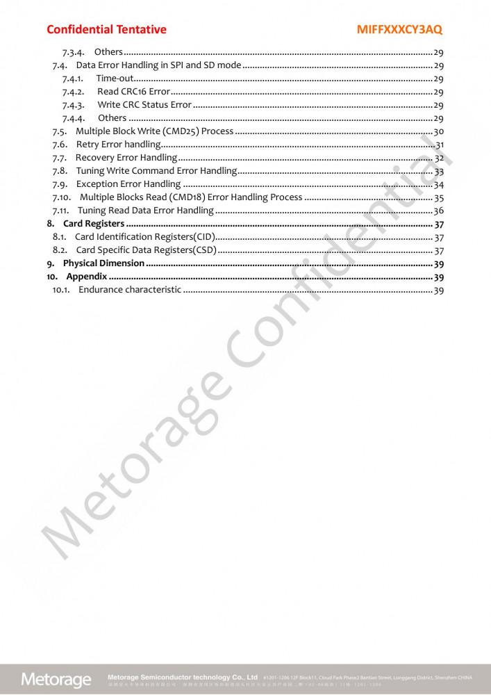 MIFF128CY3AQ datasheet page 5