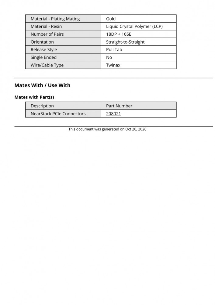 MOLEX 2202640425 product drawing page 3