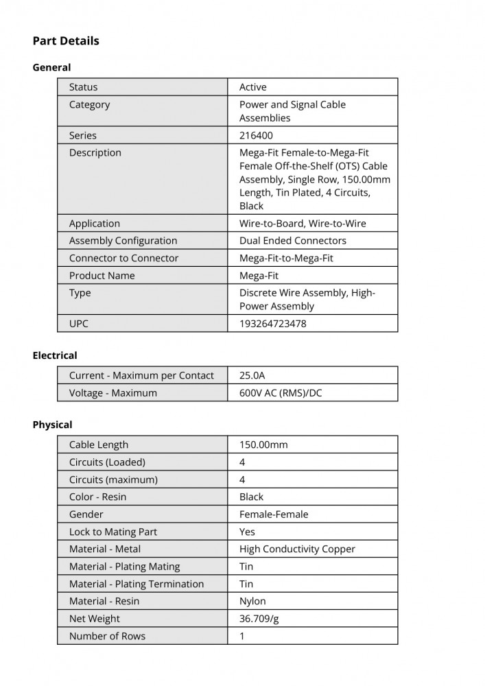MOLEX 2164001041 product document page 2