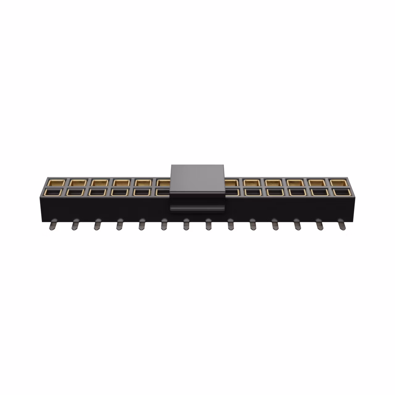 2.00mm Pitch Milli-Grid Receptacle, Surface Mount, Bottom Entry, 0.38µm Gold (Au) Plating, 28 Circuits, with Pick-and-Place Cap, Tape and Reel, Lead-Free for sale