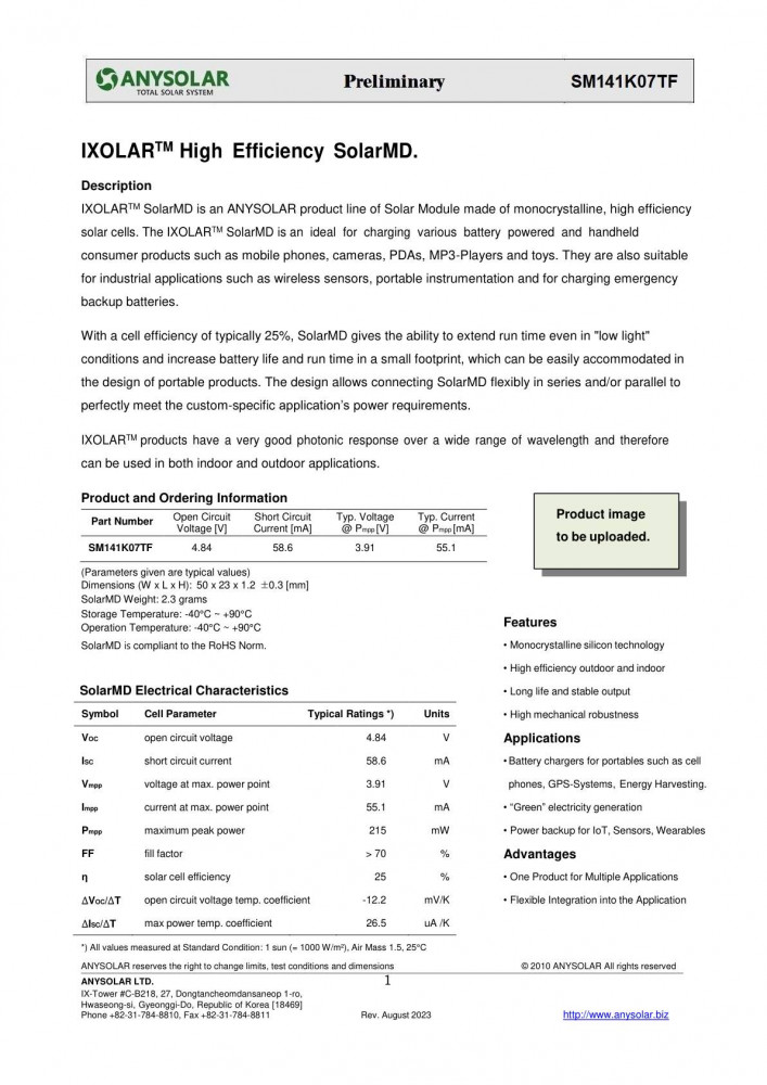 SM141K07TF datasheet page 1