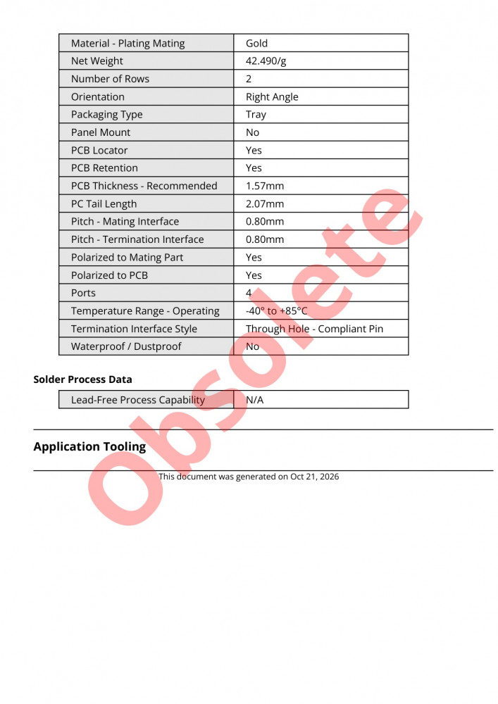 MOLEX 761015001 technical document image 3