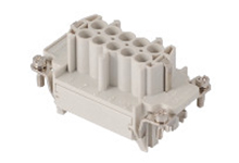 Heavy-Duty Crimp Contact Insert, Male, 5-Pole, 16A, Numbered 1-10, Size 10B «57x27» for sale