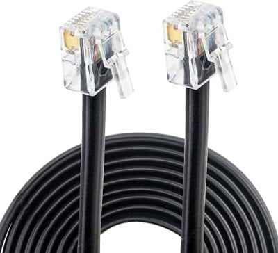 Amphenol MP-52RJ11SNNE-015 Modular RJ11 Ethernet Cable