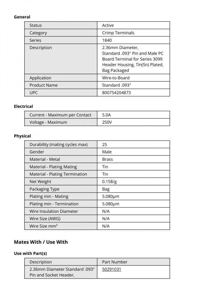 Product document preview, page 2