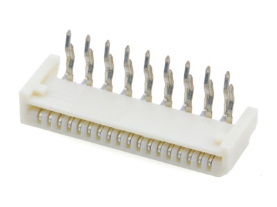 1.00mm Pitch Easy-On FFC/FPC Connector, Right-Angle, Non-ZIF, Top Contact Style Receptacle, 18 Circuits for sale