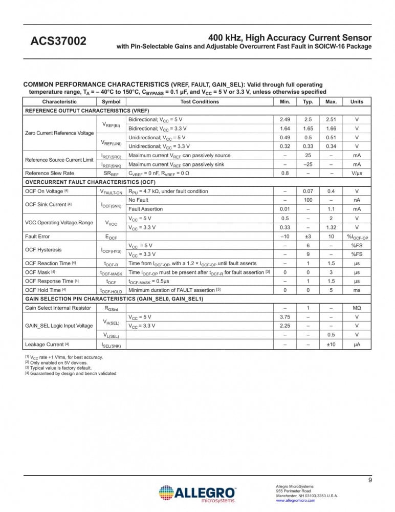 ACS37002 datasheet page 9