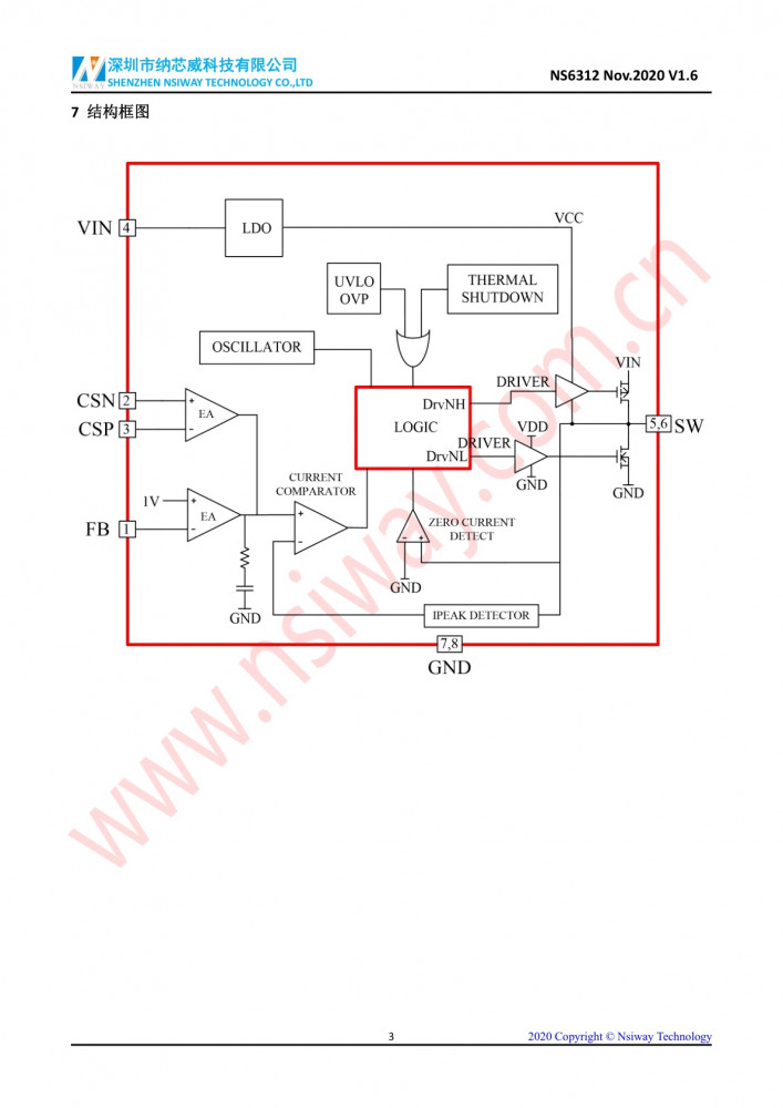 NS6312 datasheet page 3