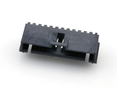 2.54mm Pitch SL Header, Single Row, Right-Angle, LCP, Shrouded, Through Hole, with Pegs, 0.75µm Selective Gold (Au) Plating, 18 Circuits