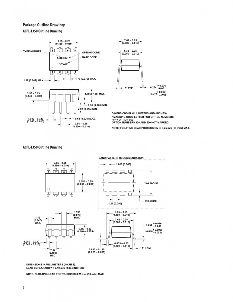ACPL-T350-360E datasheet page 3