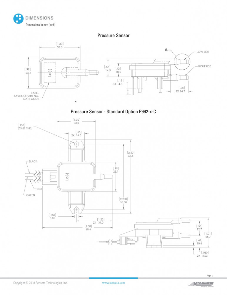 P992 datasheet page 3
