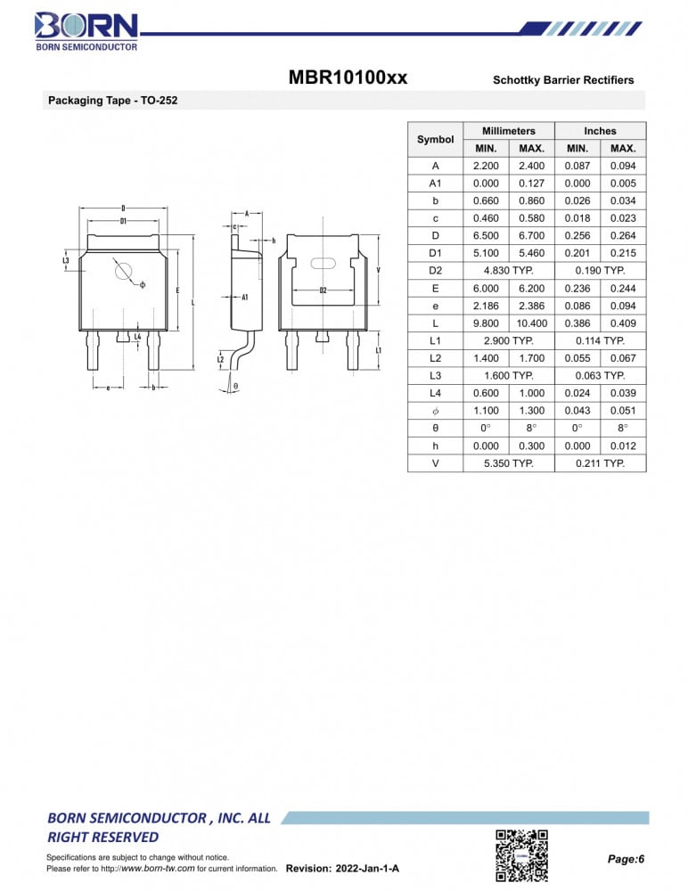 MBR10100FCT datasheet page 6