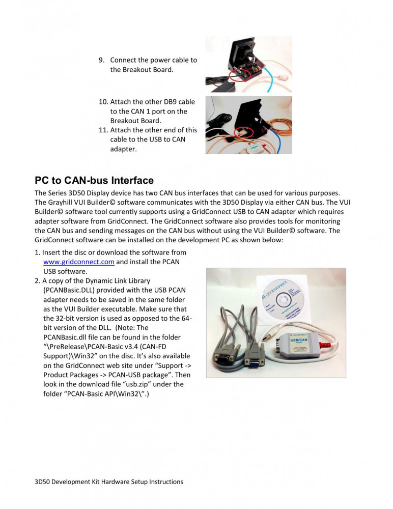 3D50 development kit guide page 4
