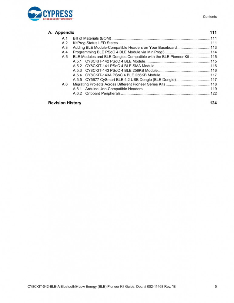 CY8CKIT-042-BLE-A guide page 6
