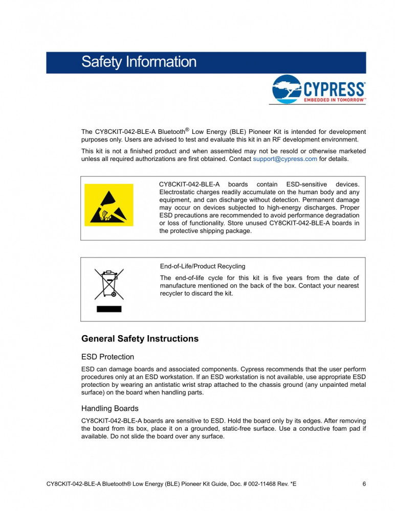 CY8CKIT-042-BLE-A guide page 7
