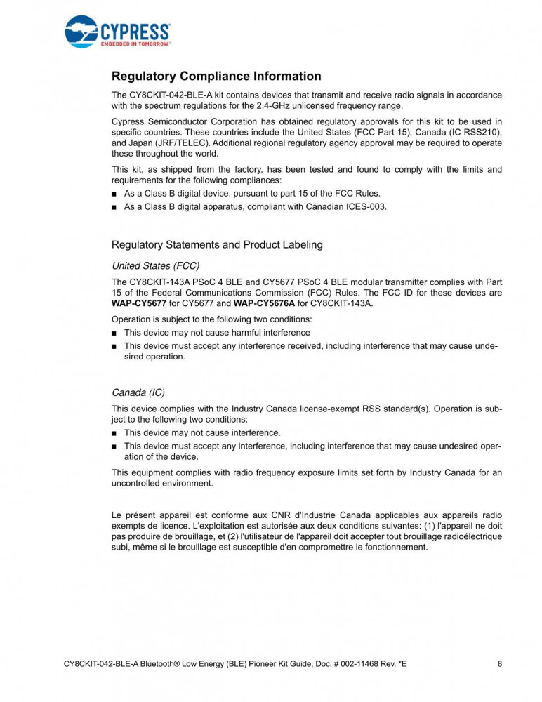 CY8CKIT-042-BLE-A guide page 9