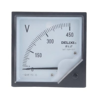 Delixi Electric 6L2V450 Analog Voltmeter Chip – Panel Voltage Meter Module for Electrical Measurement for sale