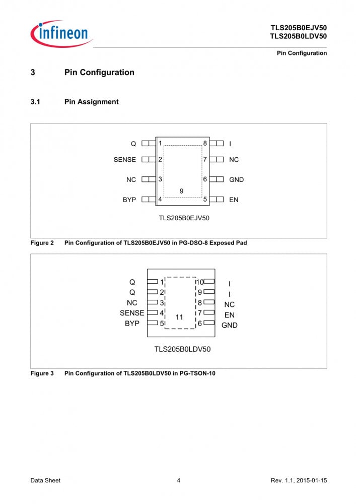 TLS205B0 datasheet page 4