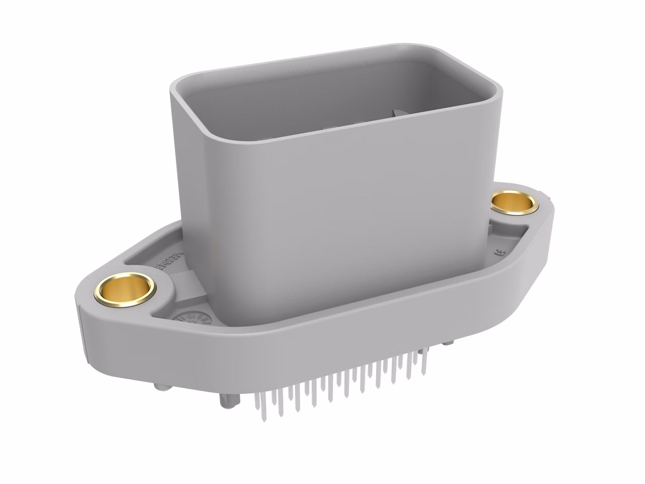 MX150 Mid-Voltage Mat-Sealed Female Connector Assembly, Dual Row, 6 Circuits, 48V, Keying Option A, with Connector Position Assurance, with Clip-Slot, Light Blue