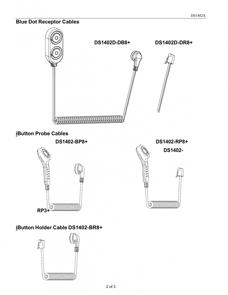 DS1402 series datasheet page 2