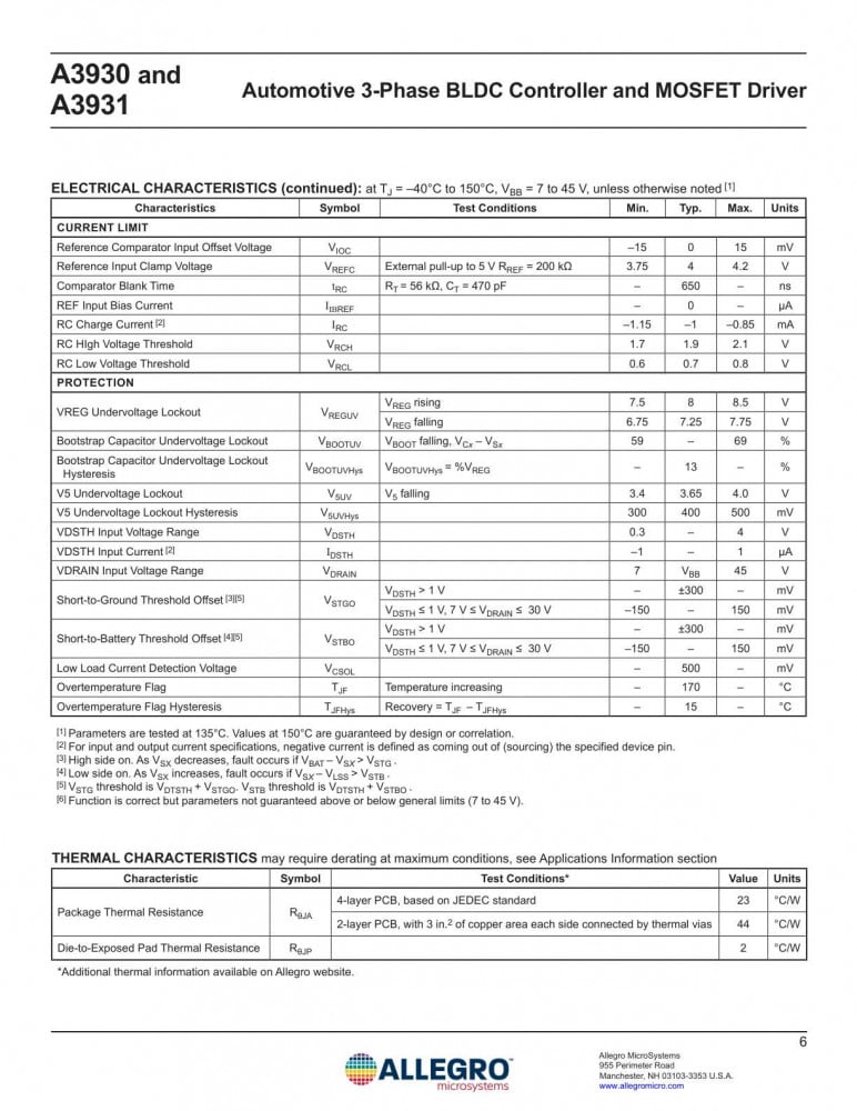 A3930KJPTR-T datasheet page 6