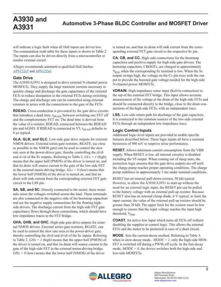 A3930KJPTR-T datasheet page 8