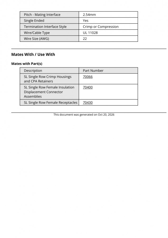 Technical document page 3 for product reference