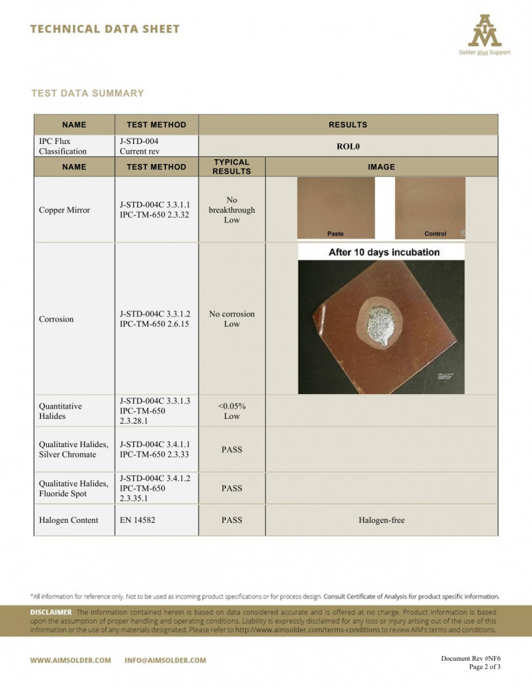 NC259FPA product document page 2