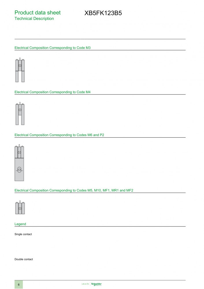XB5FK123B5 technical document page 6