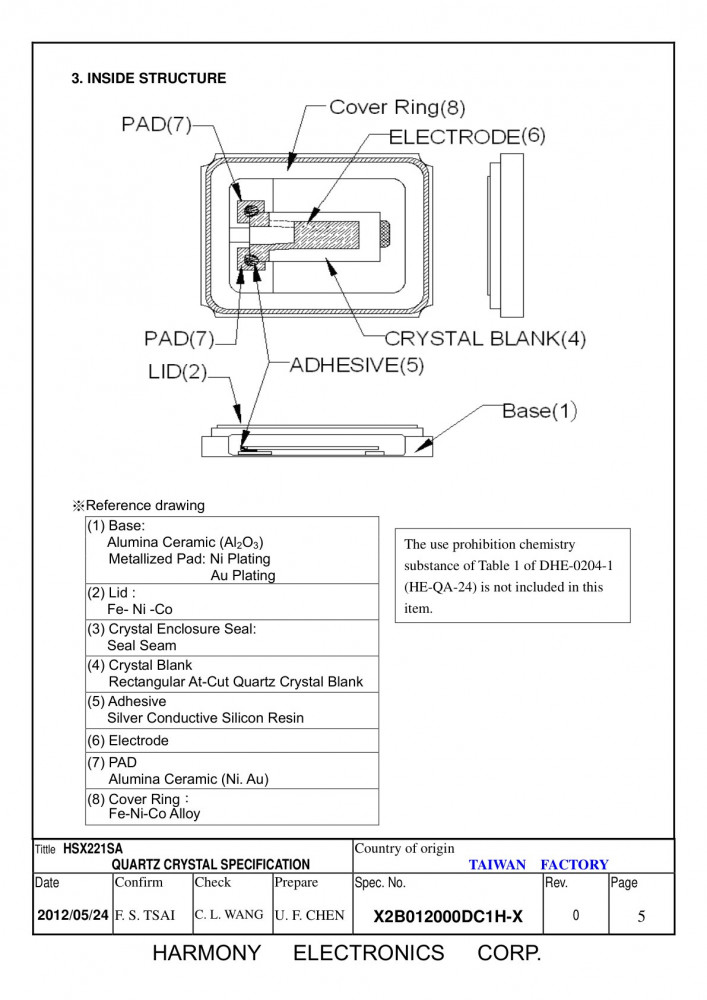 HELE X2B012000DC1H-X specification page 5
