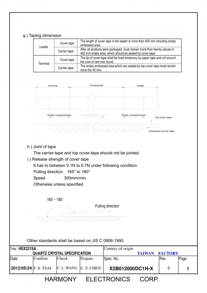 HELE X2B012000DC1H-X specification page 8