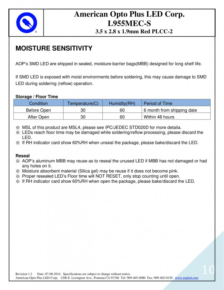 L955MEC-S datasheet page 10