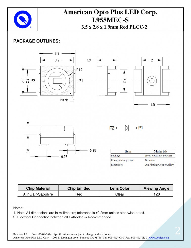 L955MEC-S datasheet page 2