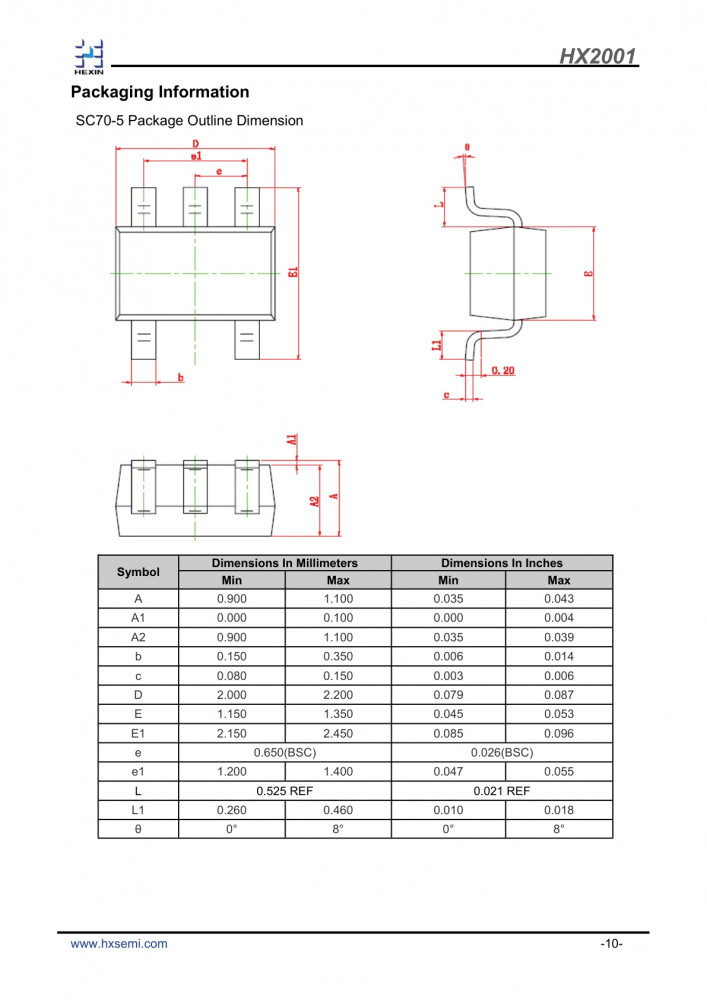 HX2001-GEC datasheet page 10