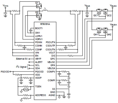 RT6191A - 36V Buck Controller with I2C Interface for USB-PD for sale