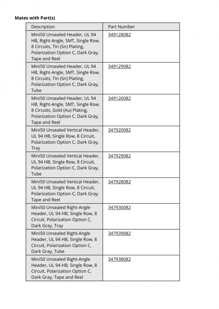 MOLEX 2065230083 technical document page 3