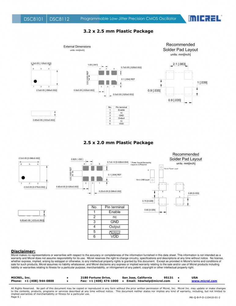 DSC8101 technical document page 6