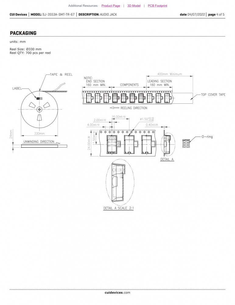 SJ-3553A-SMT-TR-67 technical document page 4