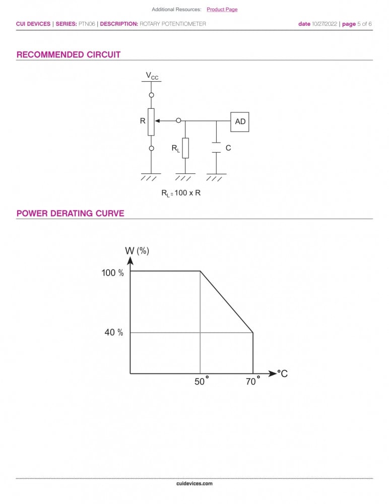 PTN06-B25CB20 datasheet page 5