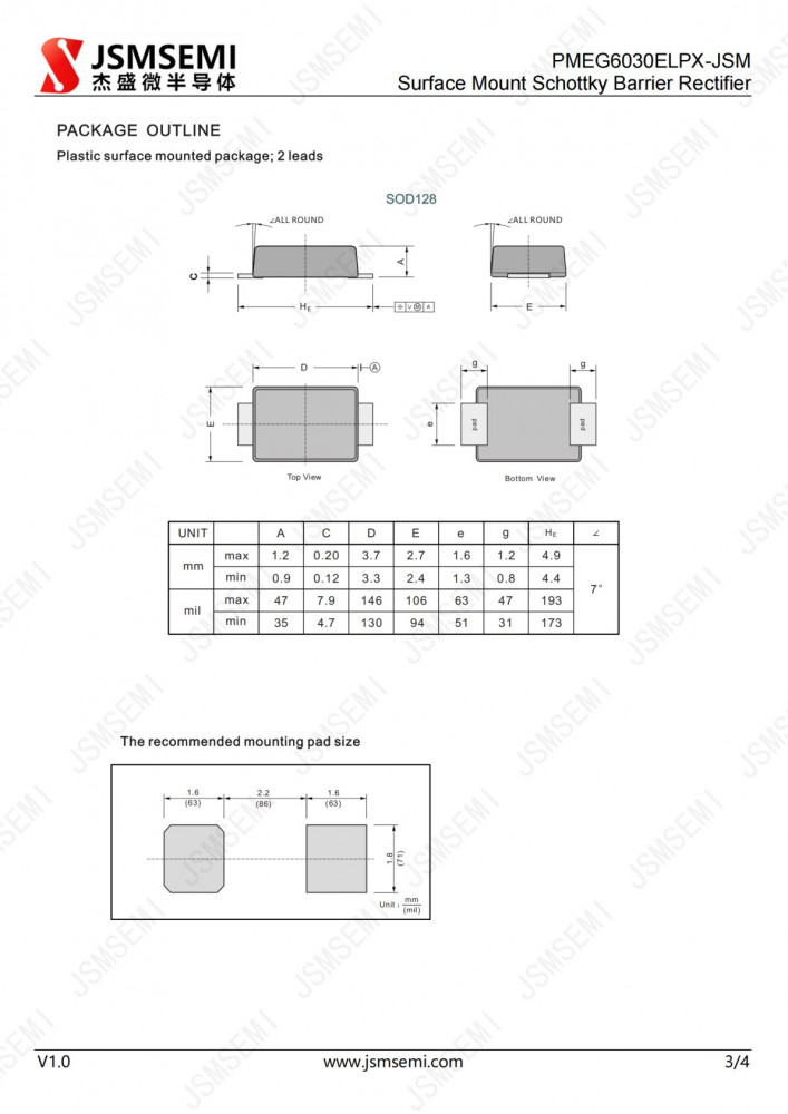 PMEG6030ELPX-JSM datasheet page 3