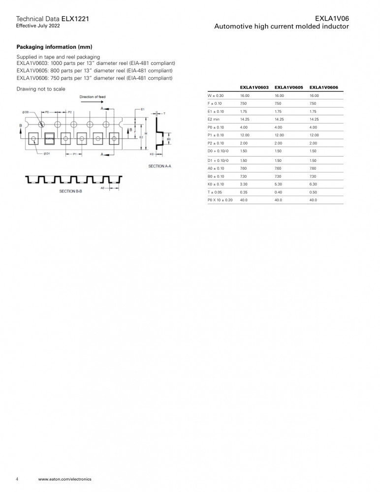 EXLA1V06 datasheet page 4