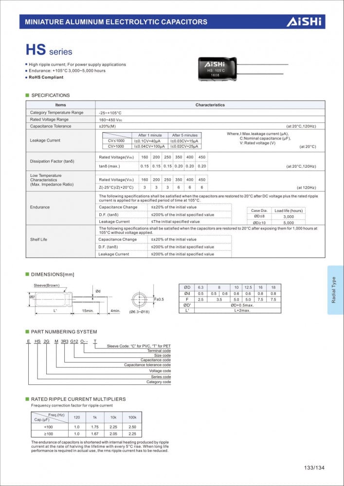 AISHI datasheet page 7