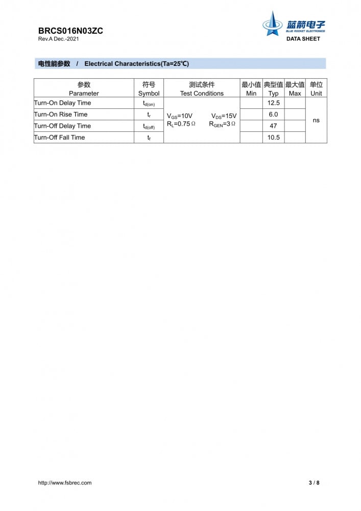 BRCS016N03ZC datasheet page 3
