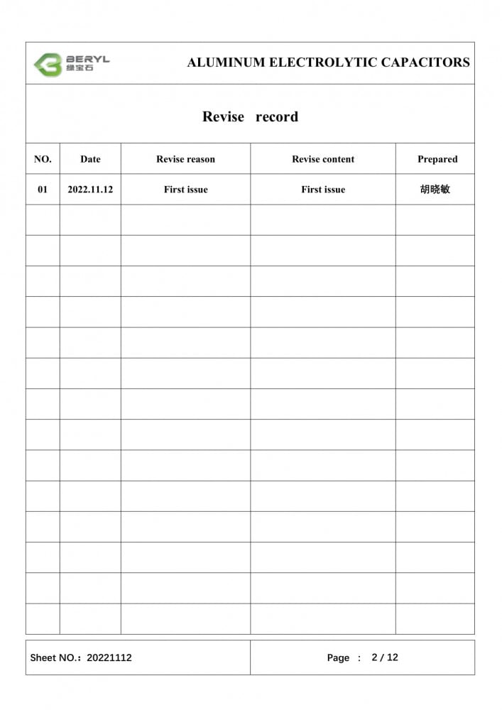 BERYL RC specification page 2