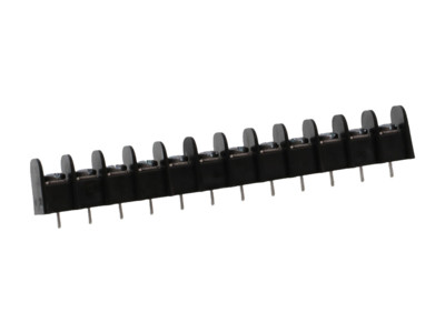 9.53mm Pitch Beau PCB Terminal Strip, without Mounting Ends, 12 Circuits for sale