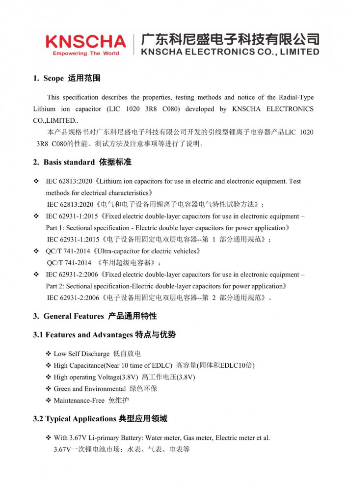 LIC1020N3R8C080 specification page 2