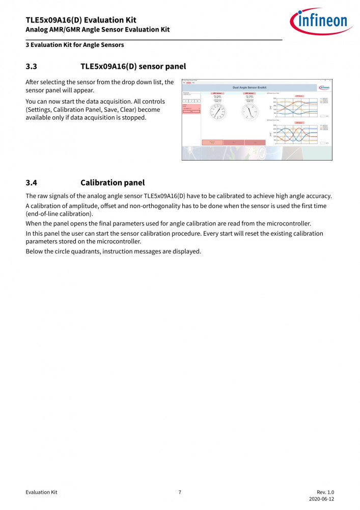 TLE5309 evaluation kit document page 7