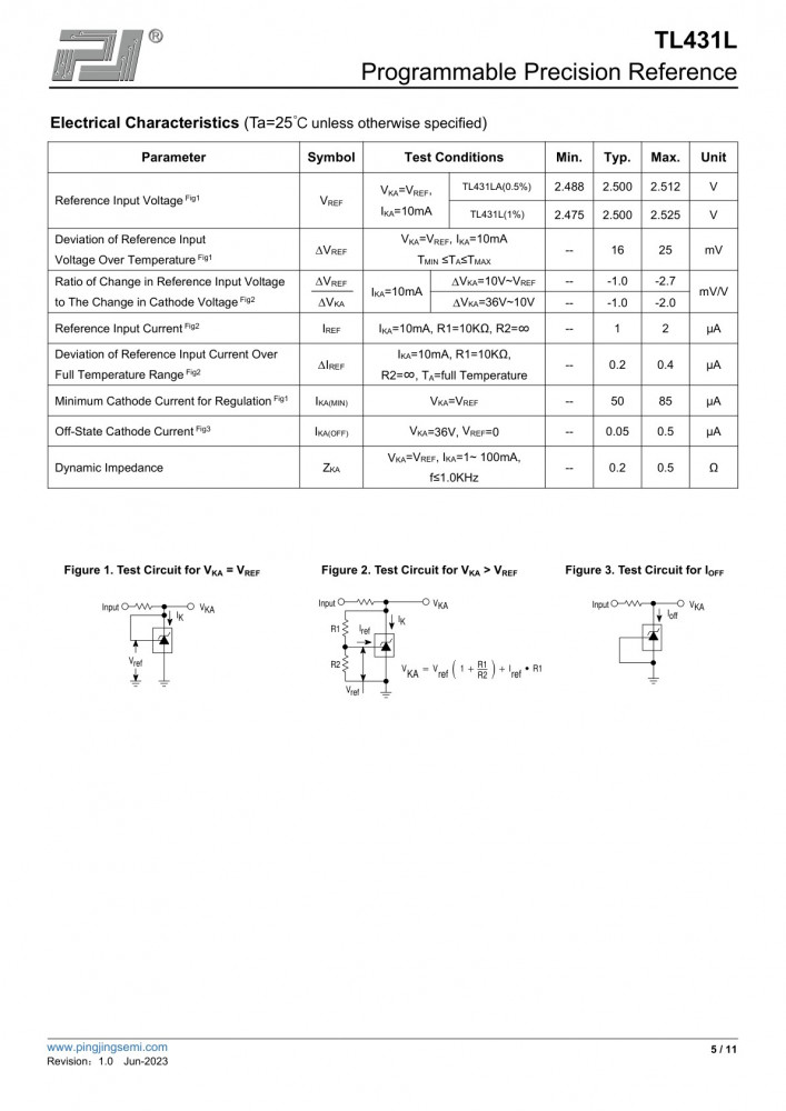 TL431LA datasheet page 5